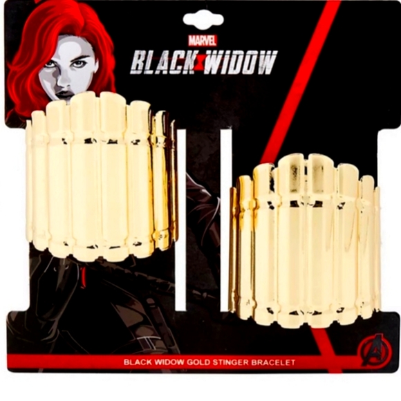 Hot Topic | Jewelry | Marvel Black Widow Gauntlet Cuff 2 Piece Set | Poshmark